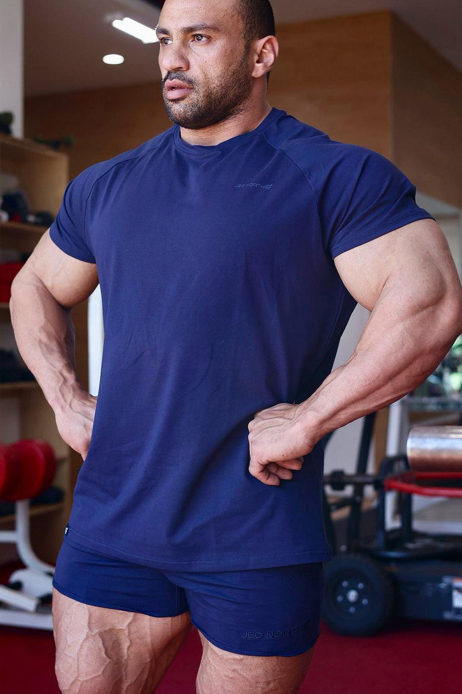 Titan Muscle Fit T-Shirt - Navy – Jed North
